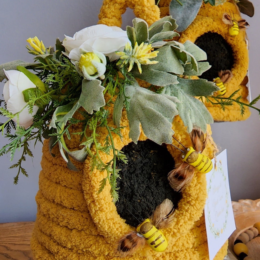 Beehive Decor Honeybee Gift Beehive Decoration Baby Shower Nursery ...