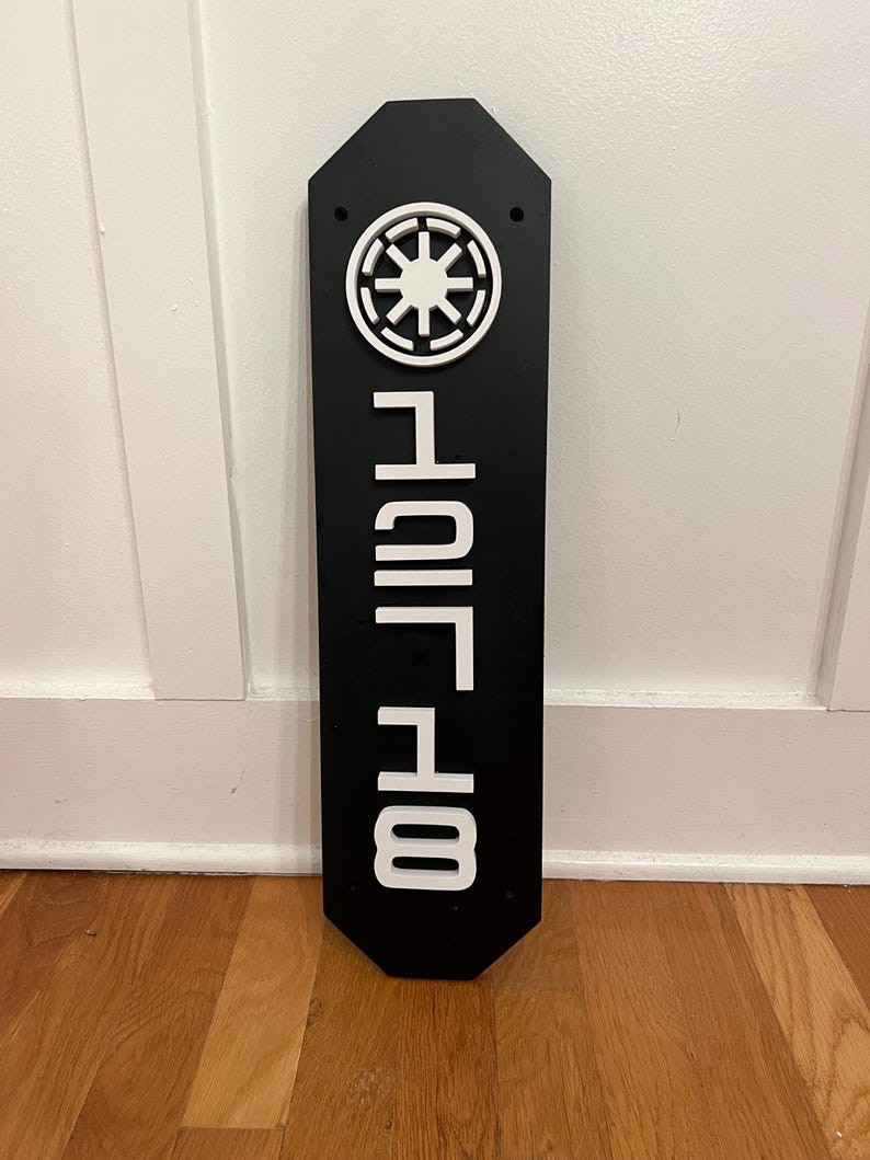 Personalized Aurebesh (star Wars) Wall Sign - Etsy