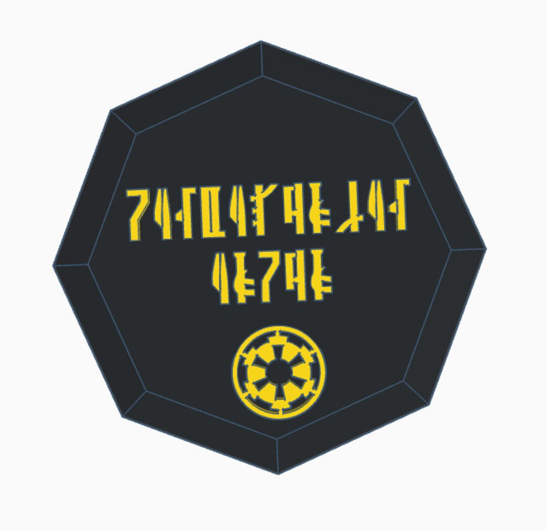 Personalized Mandalorian star Wars Octagon Wall Sign Free Shipping - Etsy