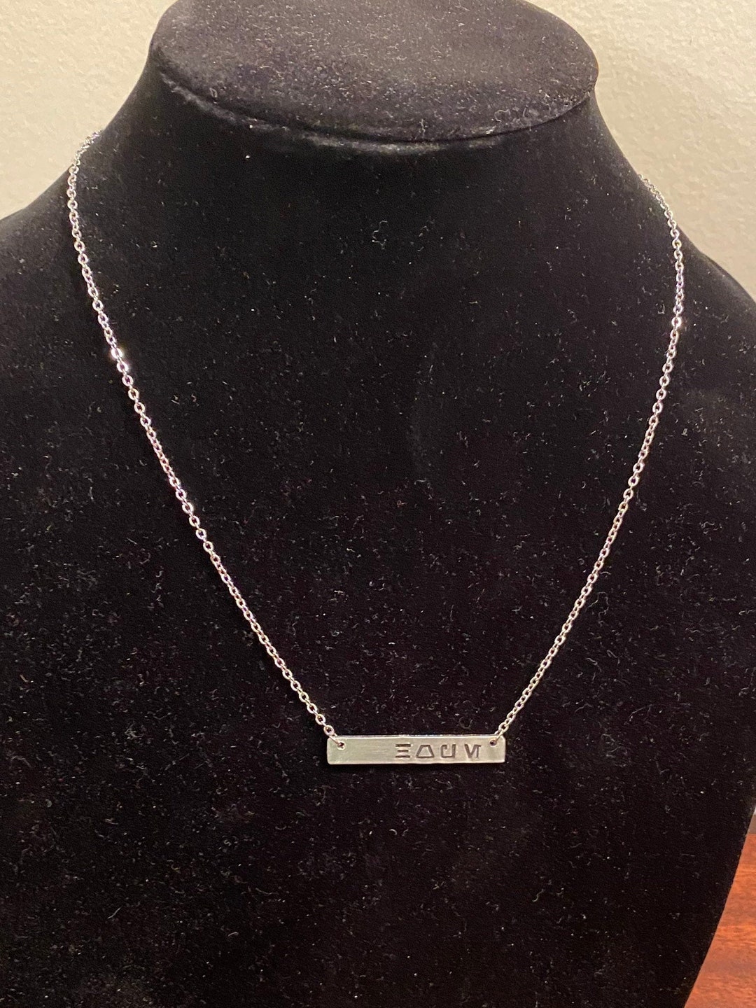 Personalized Aurebesh Bar Necklace – Star Wars Pendant, Sci-fi Jewelry ...