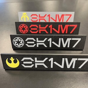 Personalized Aurebesh (star Wars) Desk Name Plate - Etsy