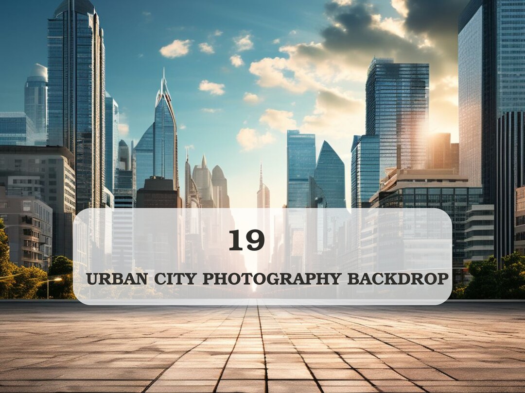 Urban City Photography Backdrop | Photography Overlay | Digital ...