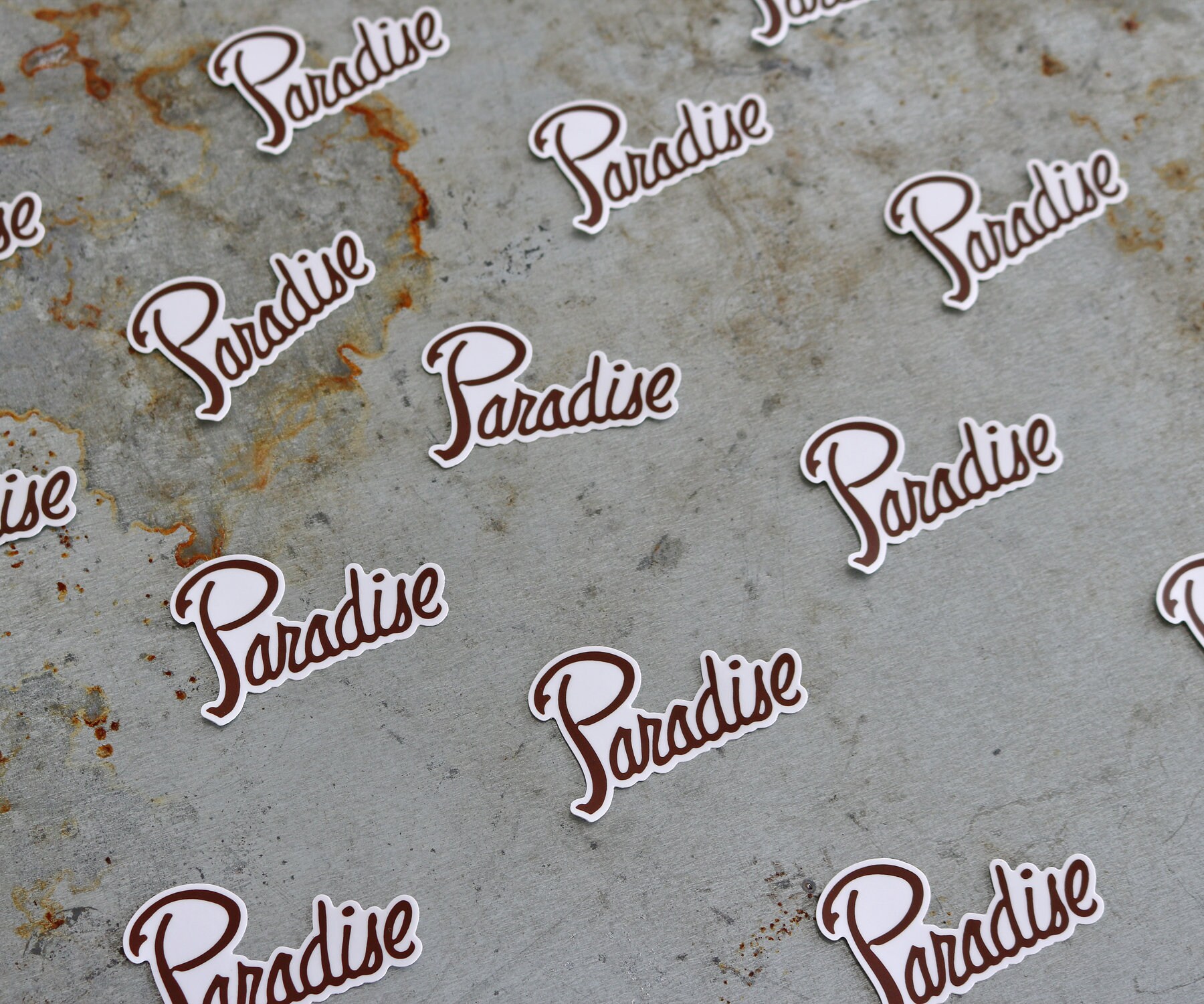 Paradise CA Town Sign Sticker Permanent | Etsy UK