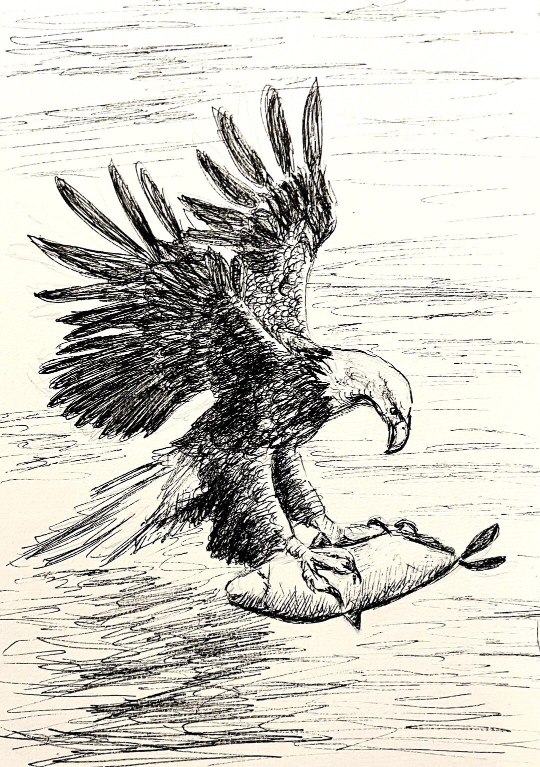 11. Snacks. Ink Drawing Made by Hand 2024 8 1/2 X 11 1/2 - Etsy