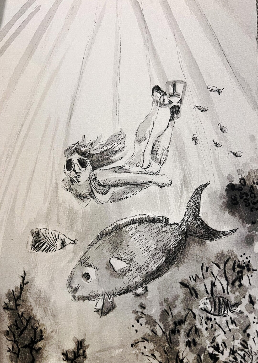 15. Roam. Ink Drawing -- Made by Hand 2024 -- 8 1/2 X 11 1/2 - Etsy