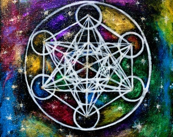 Metatron's Cube Sacred Geometry Cross Stitch Pattern PDF - Etsy