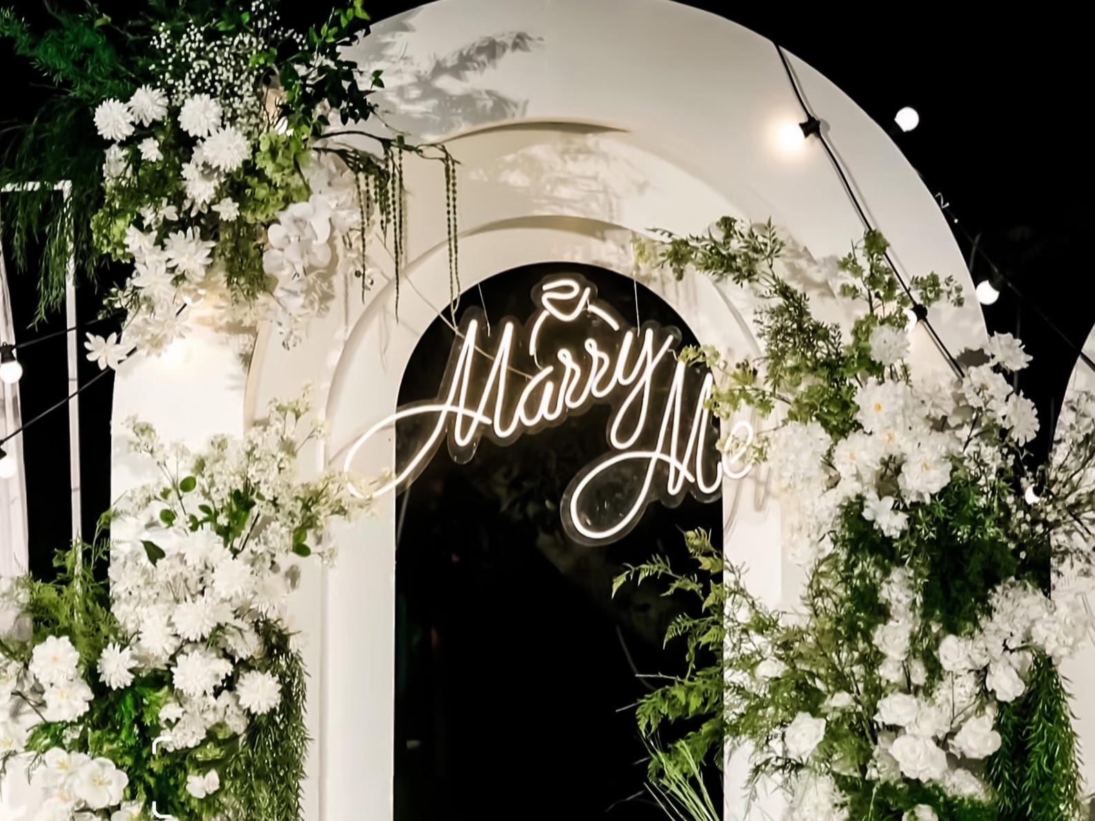 Marry Me Neon Sign: Custom Proposal Decor, Wedding LED Light - Etsy