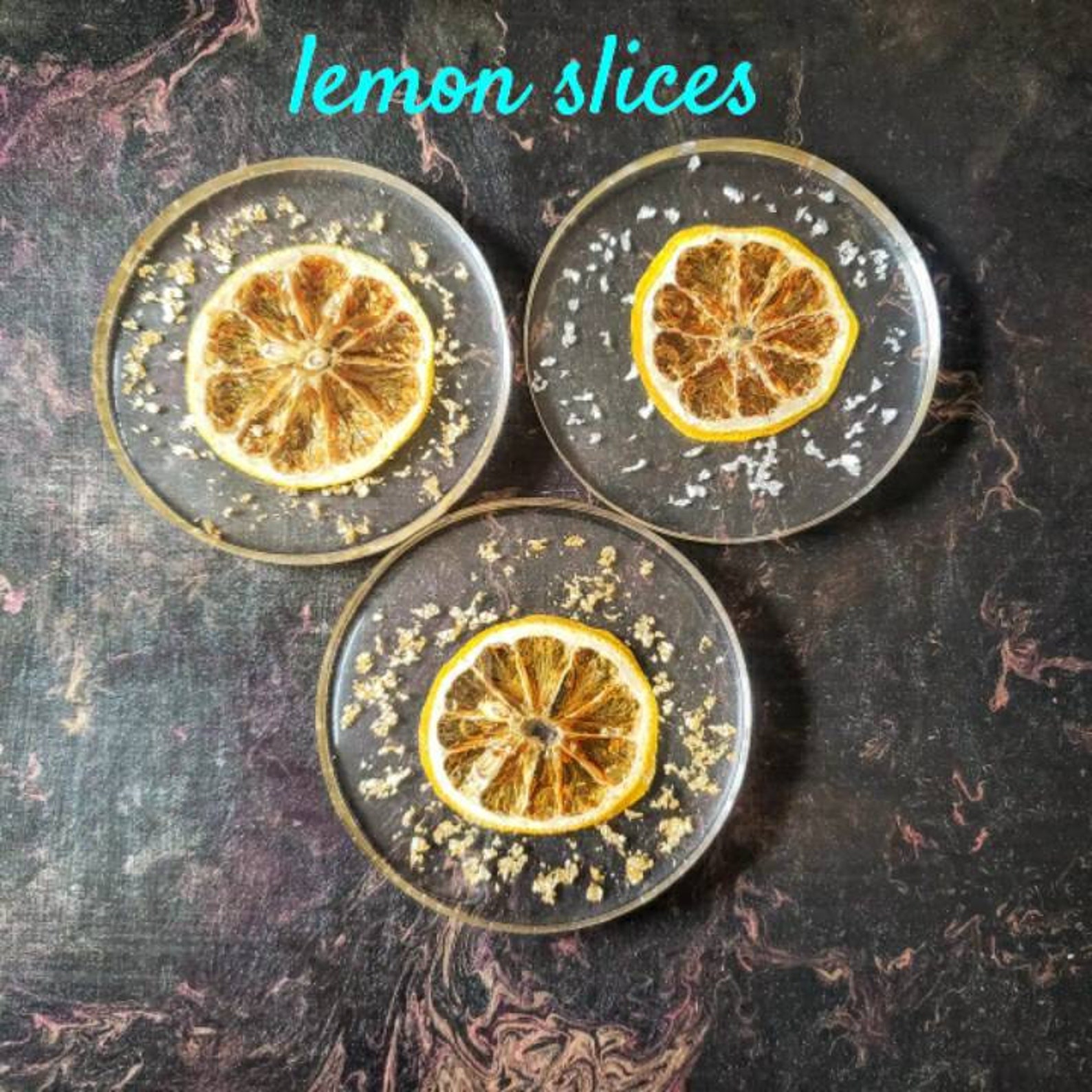 Fruit Slice Coasters /lemon Coaster/ Orange Coaster/lime - Etsy