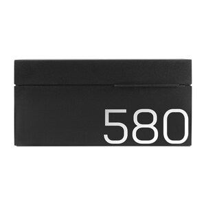Wilson Mailbox Wall Mount Personalized Black Modern Custom Outdoor ...