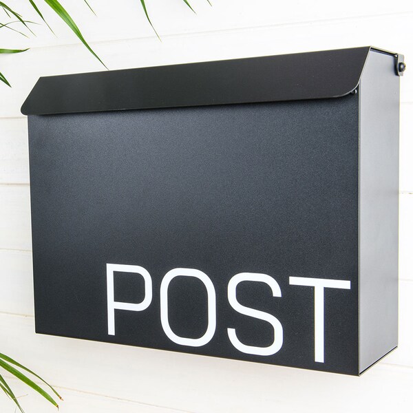 Modern Mailbox With Post - Etsy