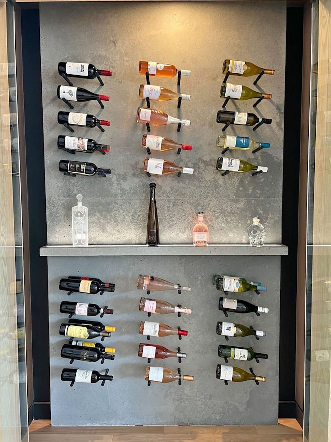 Floating Wine Rack, Wall Mounted Wine Rack, Modern Wine Rack by Movo ...