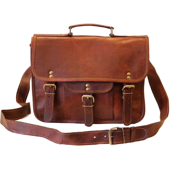 Leather Satchel - Etsy