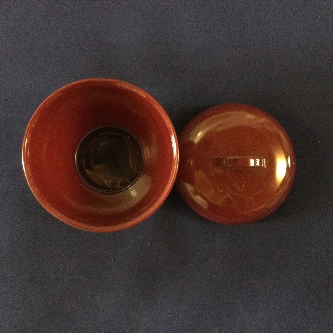 Vintage Midcentury MCM Apple Shaped Trinket Box or Sugar Bowl - Etsy