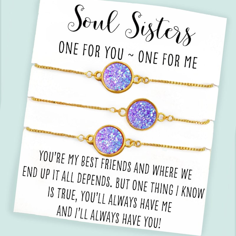 Best Friend Bracelets for Three - Etsy
