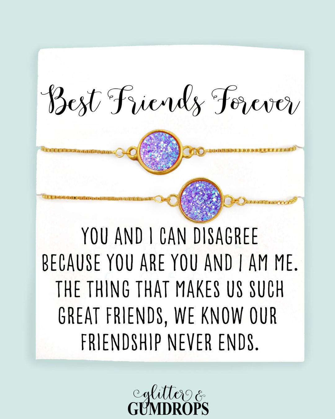 Best Friend Bracelet for 2- Matching Bracelets- BFF Bracelet ...