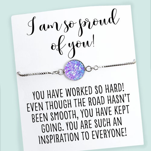 Congratulations Gift Bracelet With proud of You - Etsy