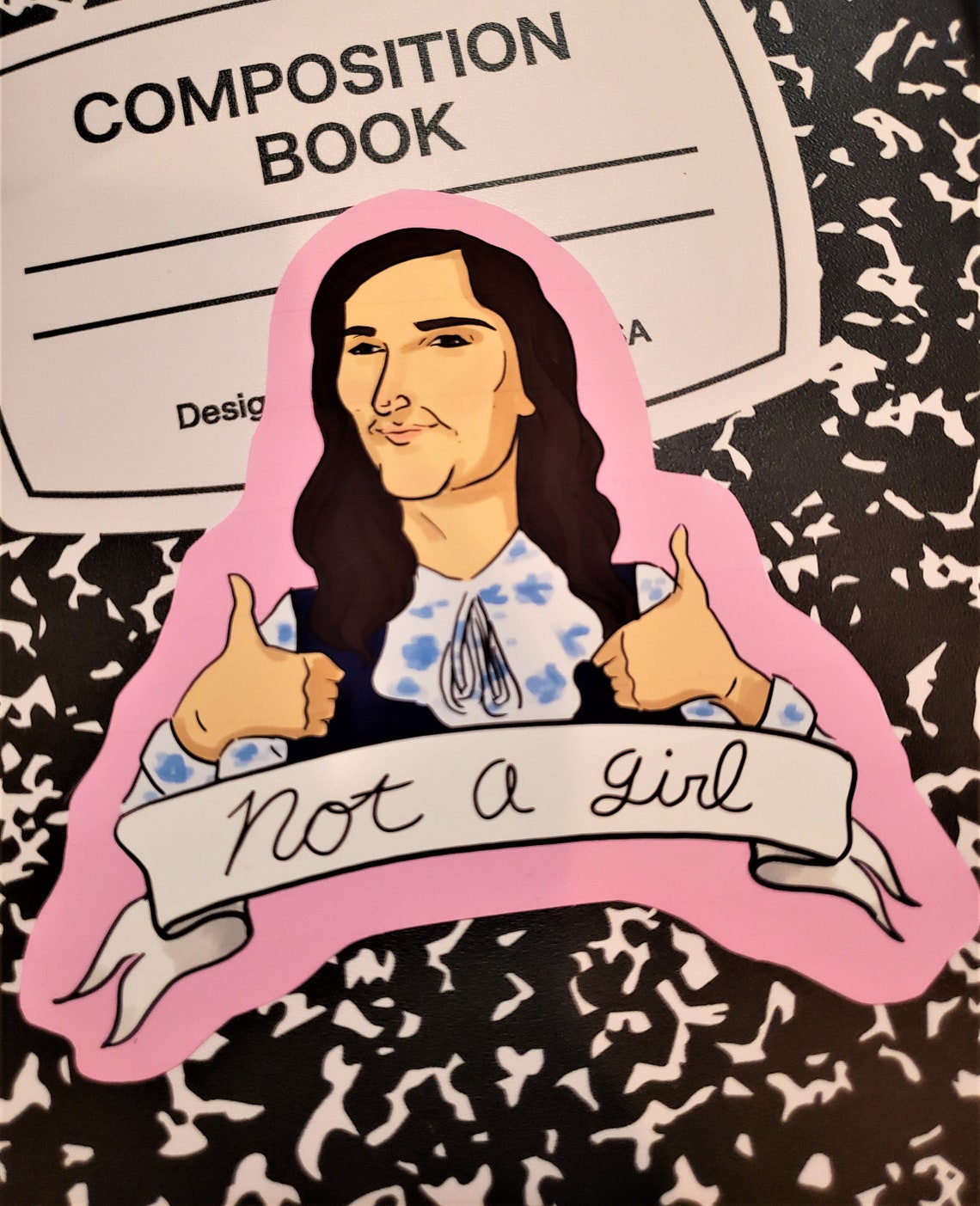 Janet Not A Girl Sticker - Etsy