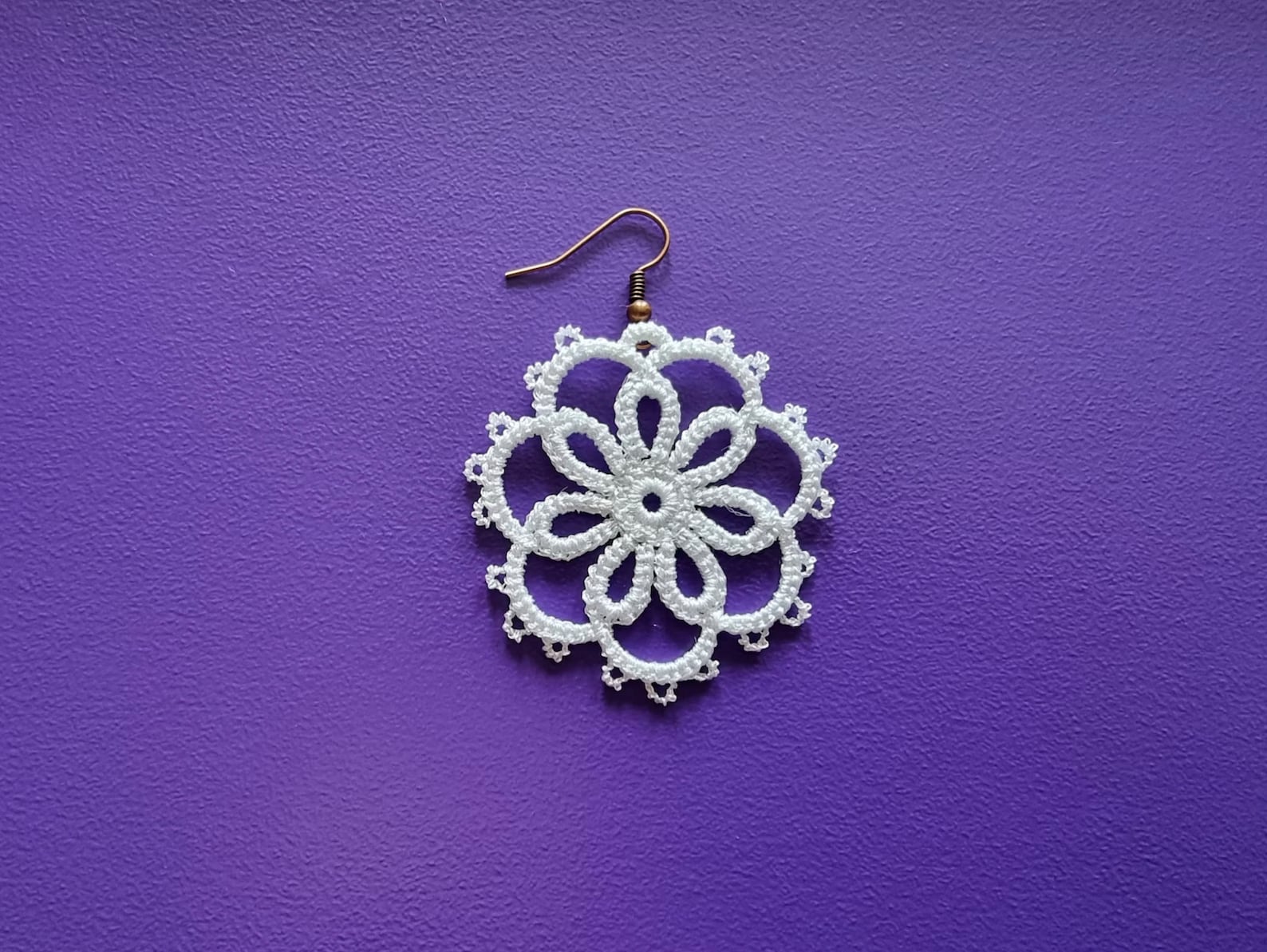 10 FSL Earrings. Machine Embroidery Design. Tatting. Free - Etsy