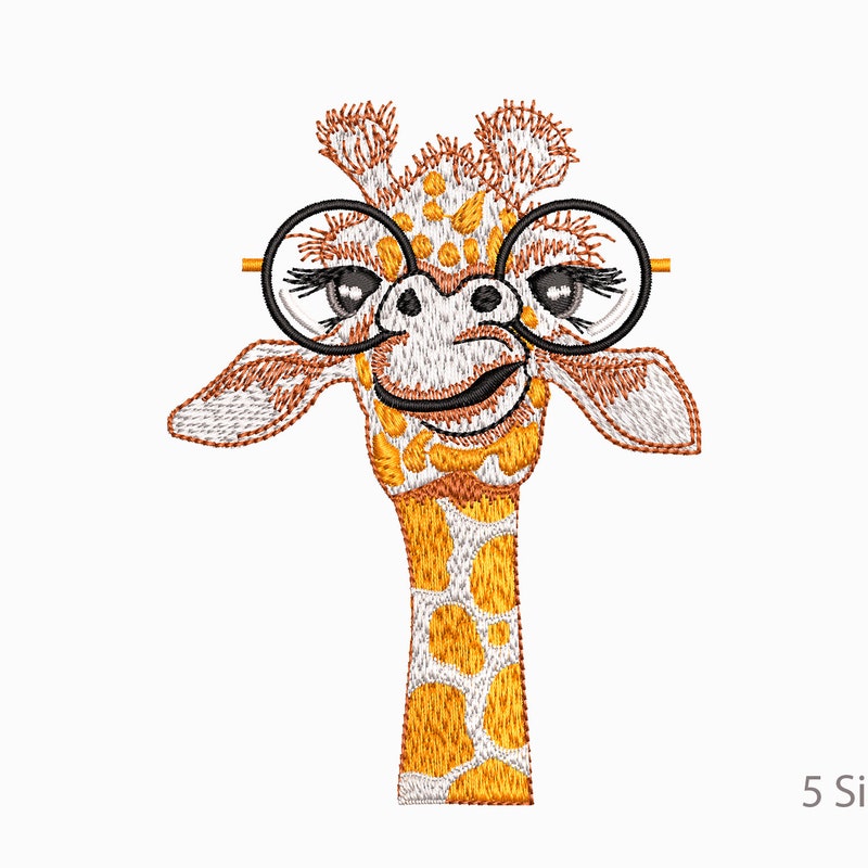 Giraffe Machine Embroidery Designs - Etsy