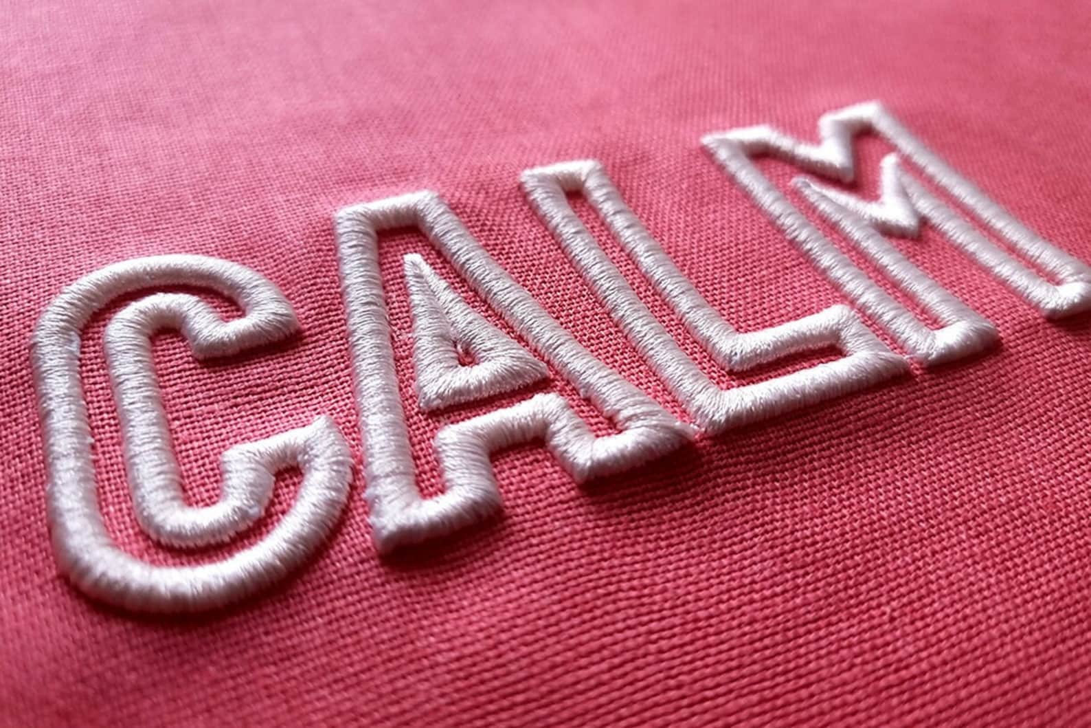 3D Puff Embroidery Font. Puff Foam Embroidery Font. Machine Embroidery ...