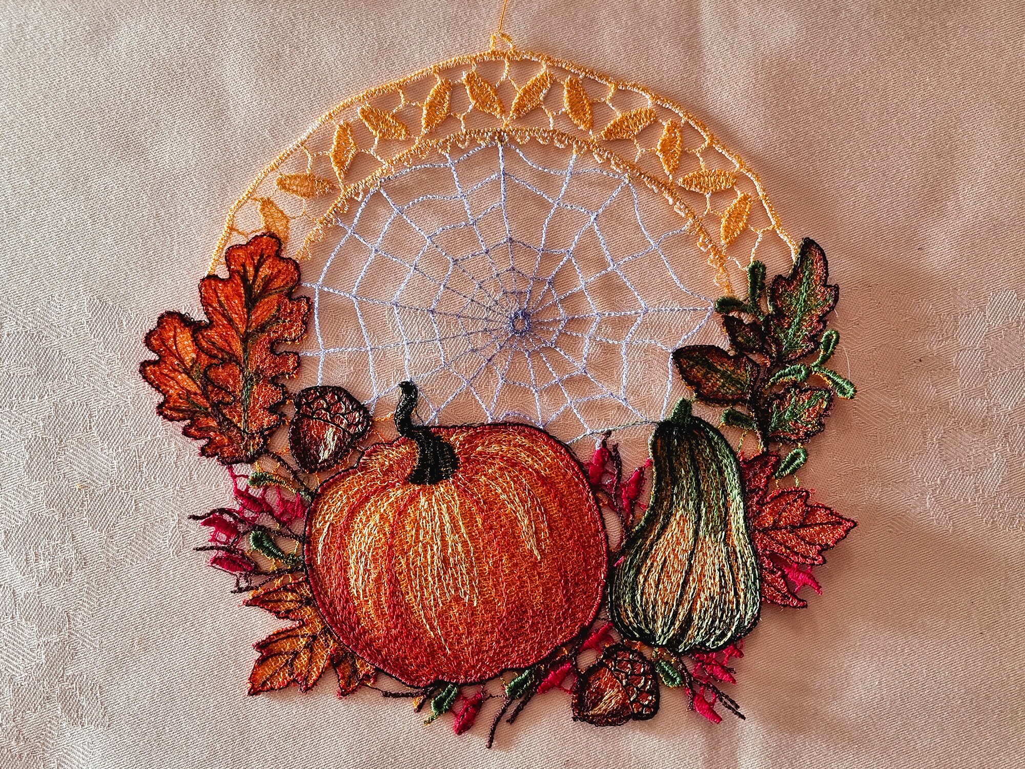 FSL Decoration for Autumn and Halloween Plauen Lace - Etsy