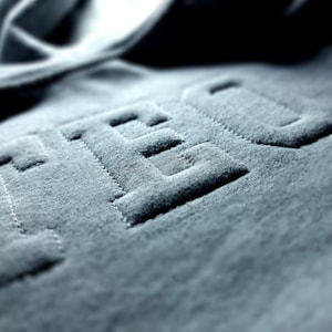 Embossed 3D Puff Embroidery Font. Machine Embroidery Design, 4 Sizes ...