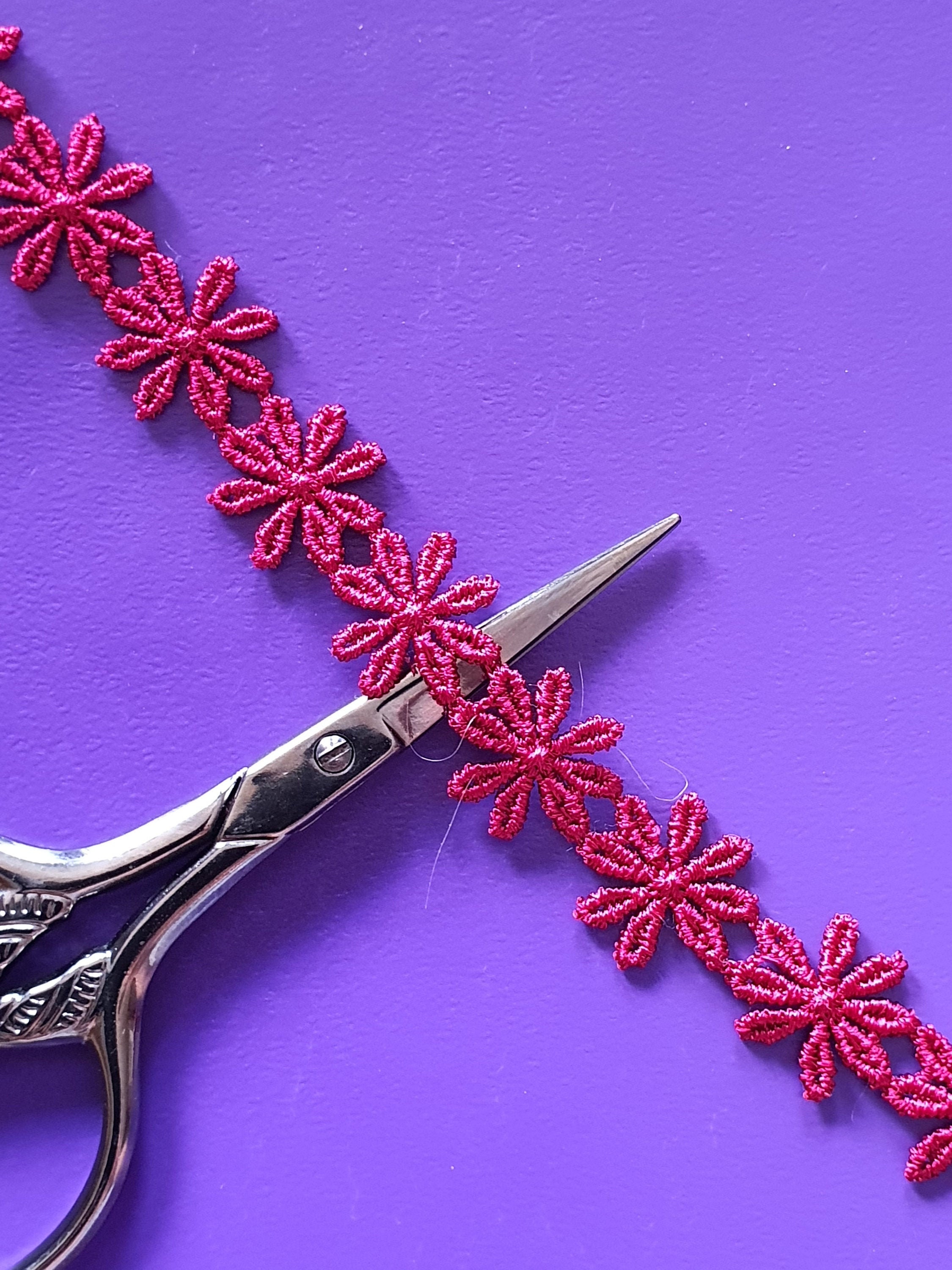 FSL Flowers Border. Taj Lace Borders. Free Standing Lace. - Etsy