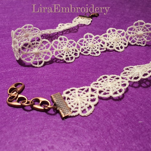 FSL Necklines Free Standing Lace Machine Embroidery Designs | Etsy