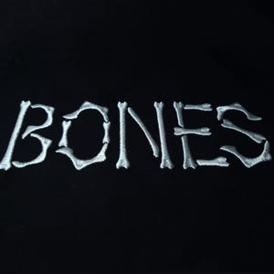 Halloween Font. Bones Embroidery Alphabet, 4 Sizes, BX Font, PES and ...