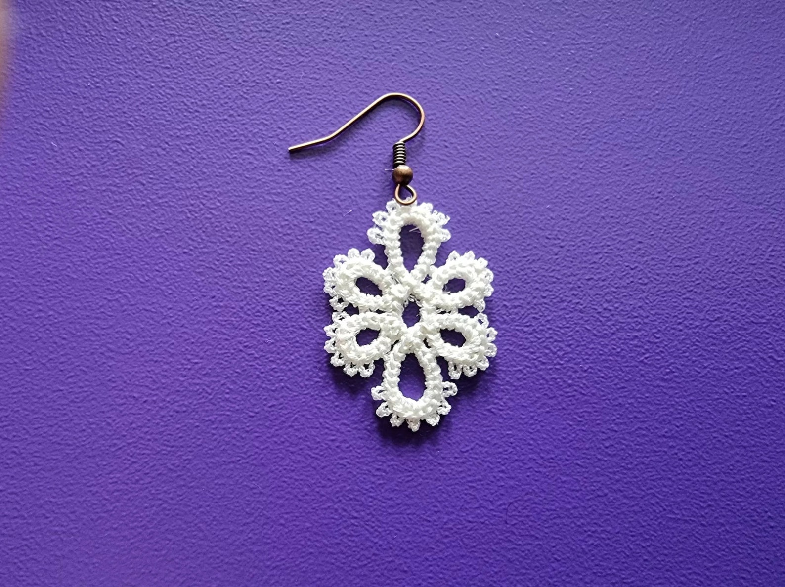 10 FSL Earrings. Machine Embroidery Design. Tatting. Free - Etsy