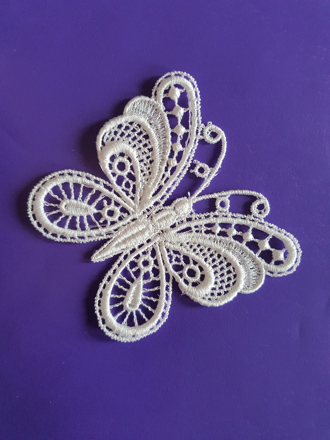FSL Butterfly. Free Standing Lace. 3D Three-dimensional. Machine ...