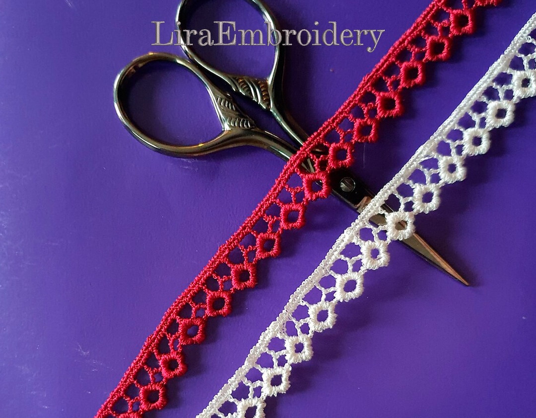 FSL Border. Freestanding Lace. Machine Embroidery Designs. - Etsy