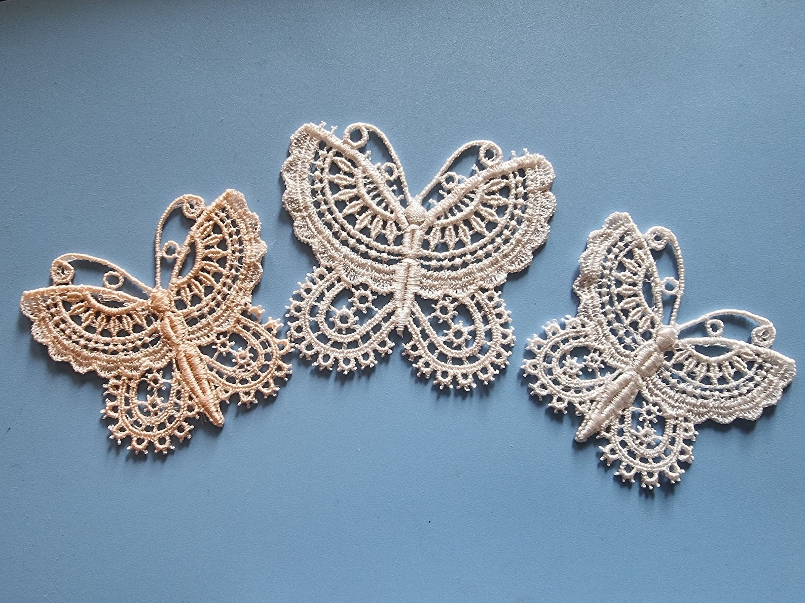 Butterfly Lace - Free Standing Lace (FSL) - 3D Three-dimensional ...