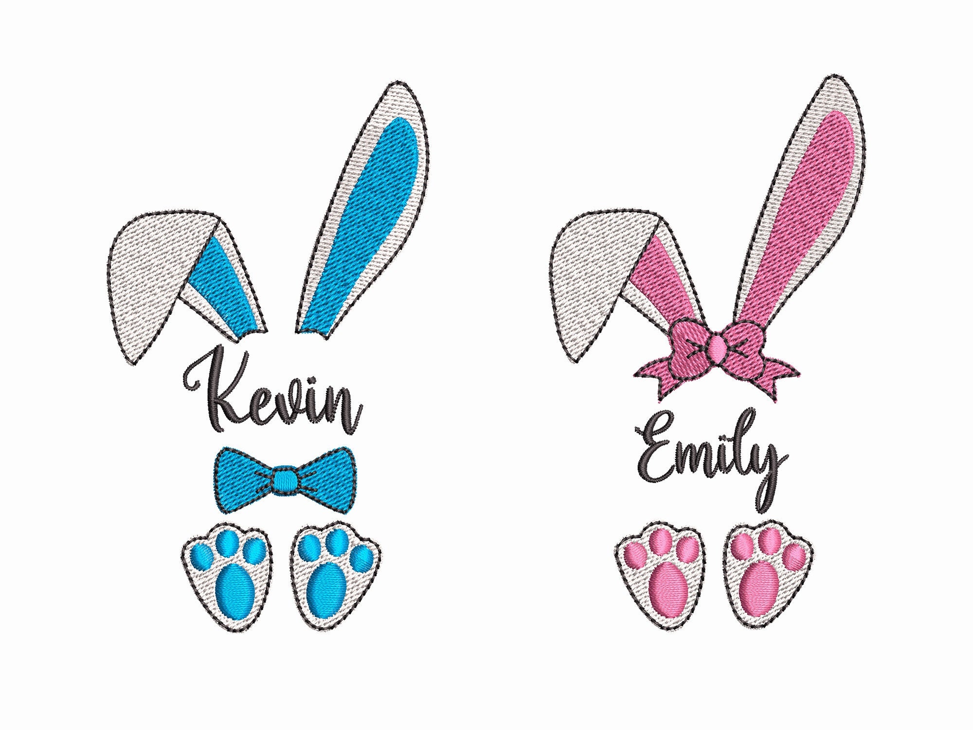 Easter Bunny Embroidery Designs 4 Sizes. Machine Embroidery - Etsy