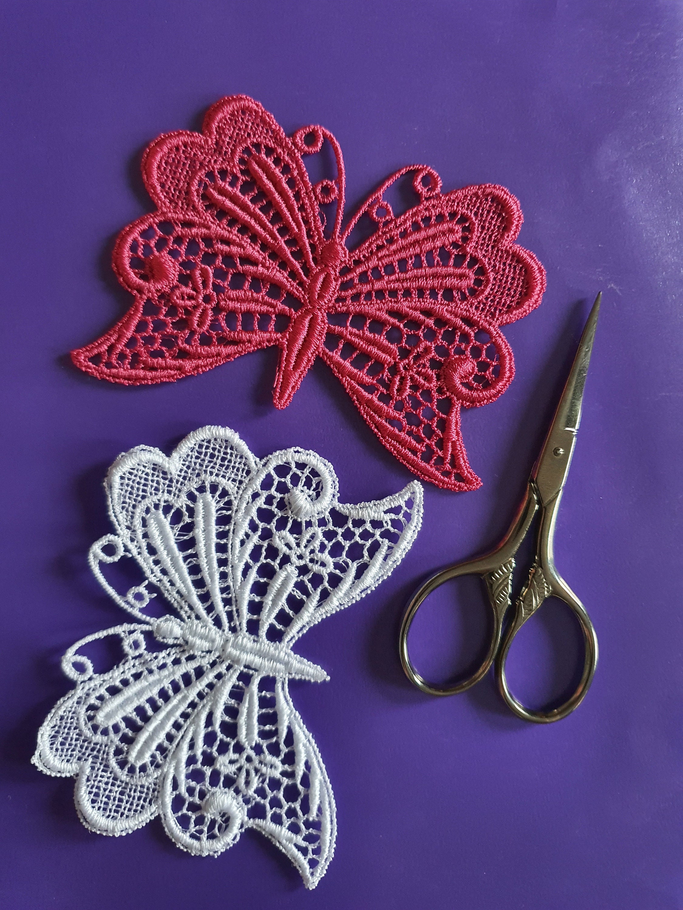 Butterfly Lace. Free Standing Lace FSL. 3D | Etsy