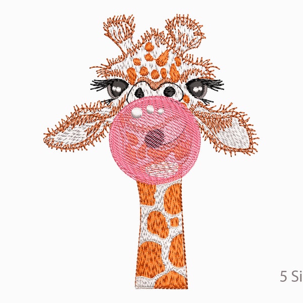 Giraffe Machine Embroidery Designs - Etsy
