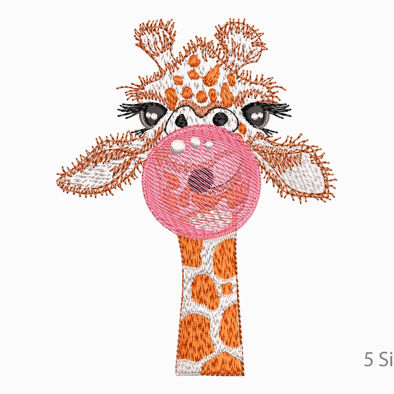 Giraffe Machine Embroidery Designs - Etsy