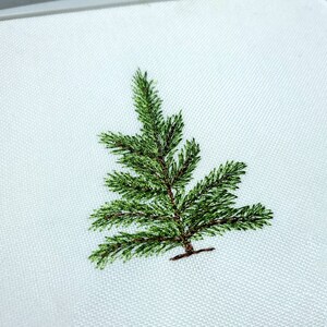 Super Small Christmas Tree Embroidery Design. Instant Download. Machine ...