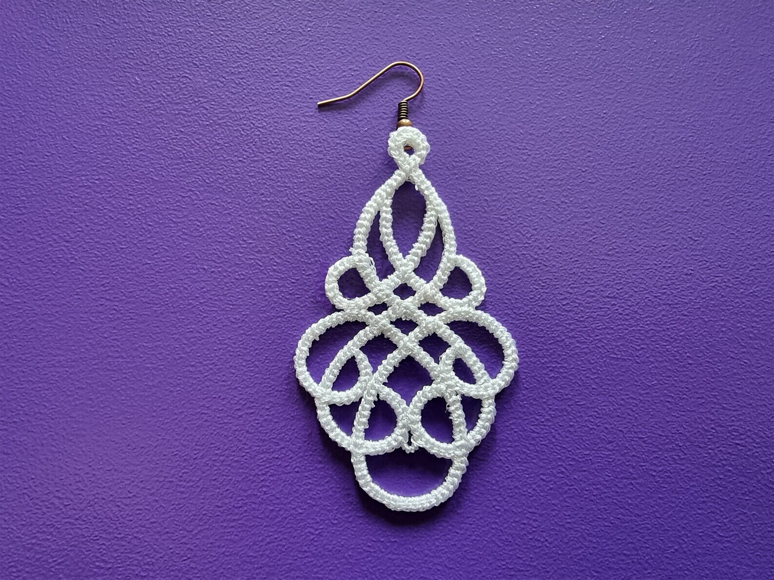 10 FSL Earrings. Machine Embroidery Design. Tatting. Free - Etsy