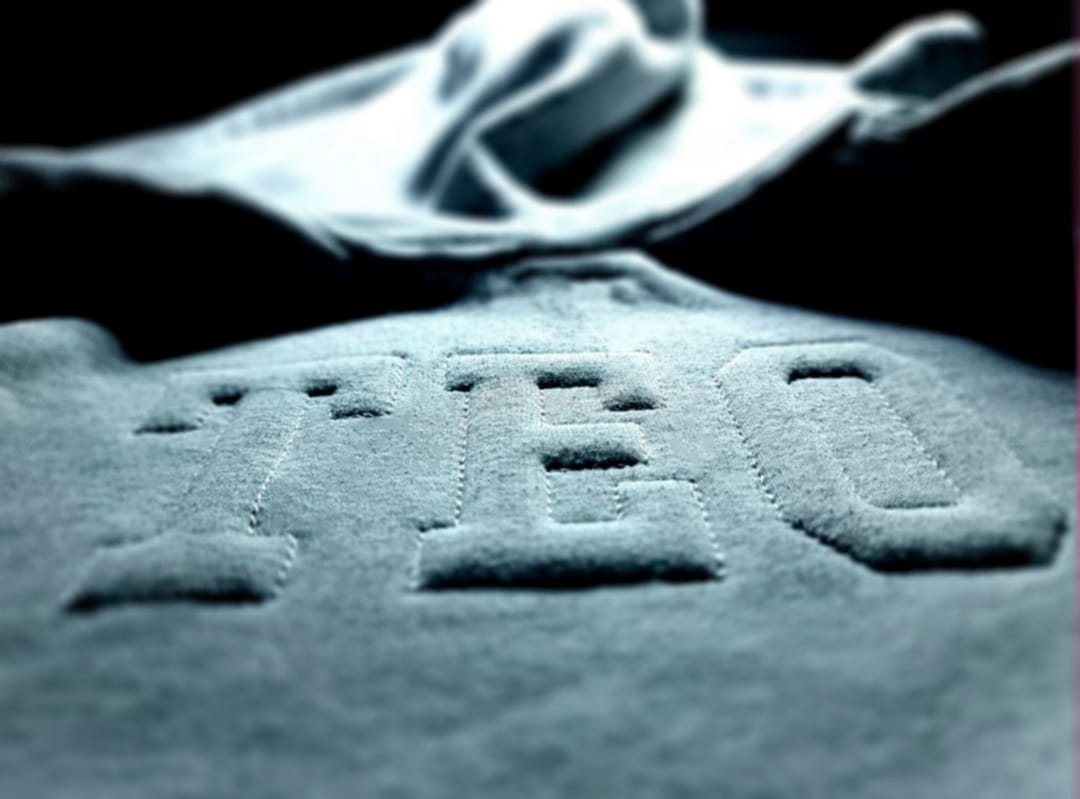 Embossed 3D Puff Embroidery Font. Machine Embroidery Design, 4 Sizes ...