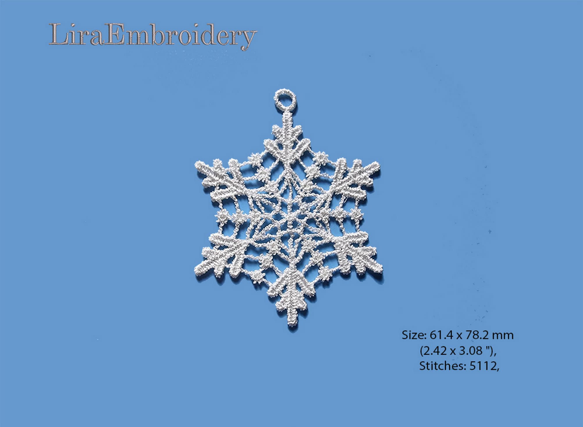 FSL Snowflake. Christmas Ornament, Machine Embroidery Designs, Free ...