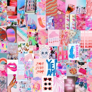 Ready to Print Bright & Fun Aesthetic Neon Fashion Wall - Etsy