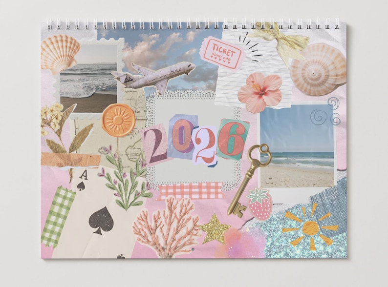 Personalized Wall Calendar 2026 | Custom 12-month Collage Calendar ...