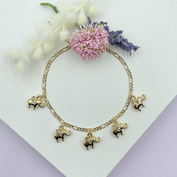 Elephant Anklet - Etsy