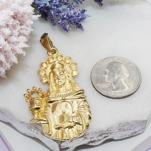 18K Gold Filled Santa Barbara Pendant - Etsy