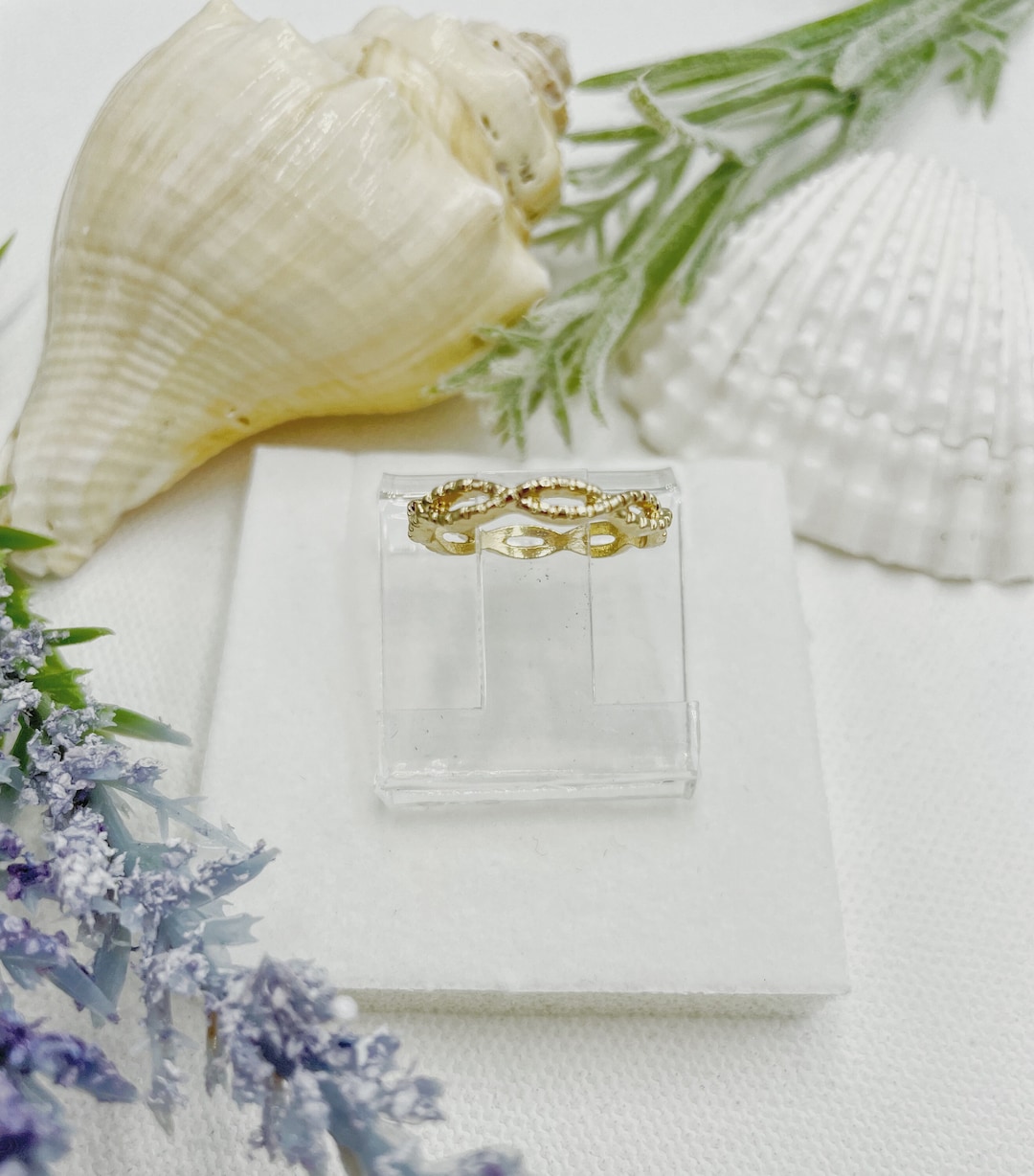 18k Gold Filled "chain Link Design" Ring - Etsy