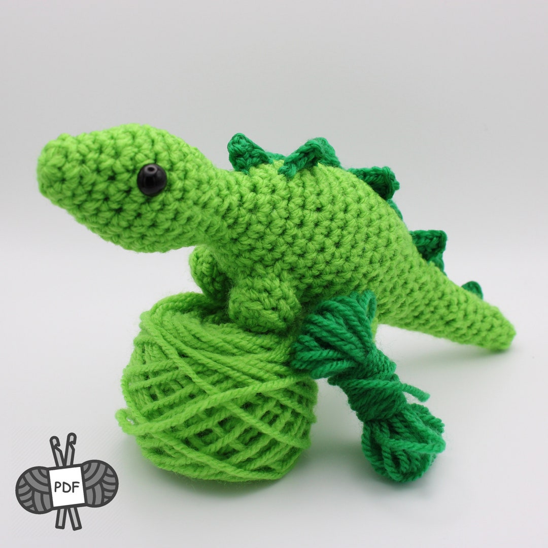 Stegosaurus Crochet Pattern - Stego Dinosaur // Digital PDF for ...