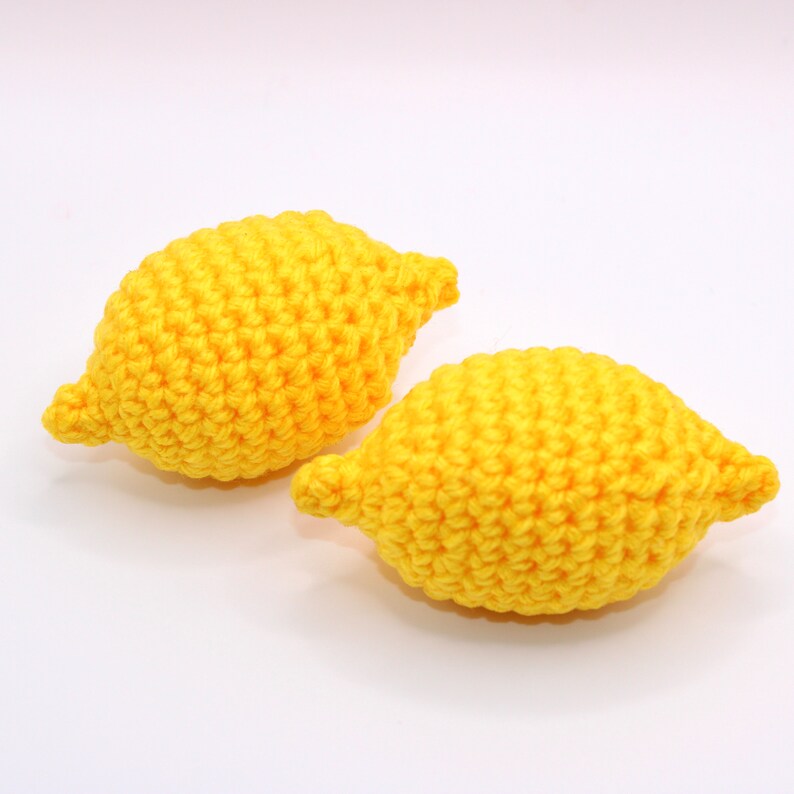 Lemon Crochet Pattern - No Sew // Digital PDF for Beginners // UK and ...