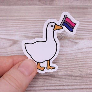 LGBT Sticker Goose Pride Flag // Lesbian, Gay, Transgender, Bisexual ...