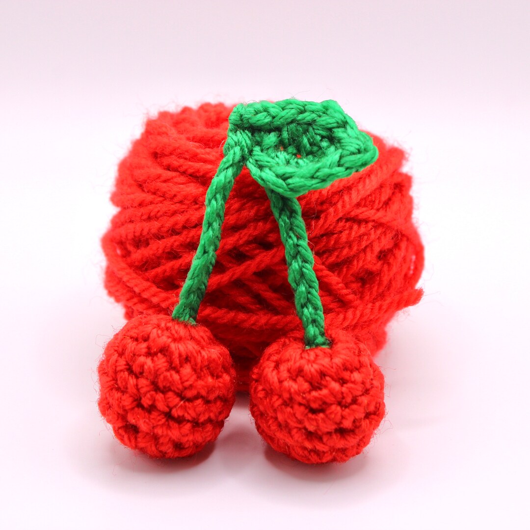 Cherry Crochet Pattern // Digital PDF for Beginners // UK and US ...